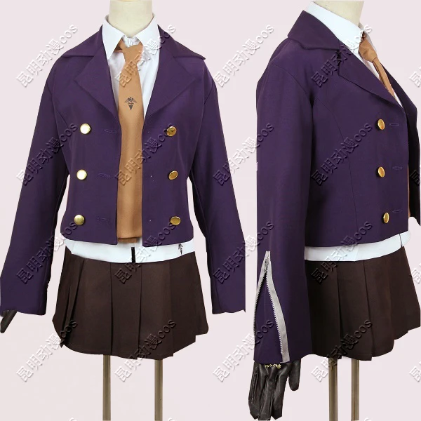 Anime Danganronpa Kirigiri Kyouko Cosplay Costume Uniform, 44% OFF
