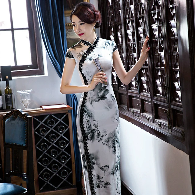 Modern White Qipao
