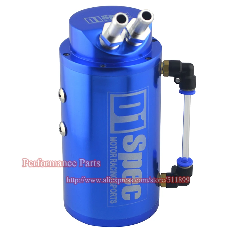 LYJ Round Oil Catch Can Aluminum Oil Catch Tank Blue Color|oil catch ...