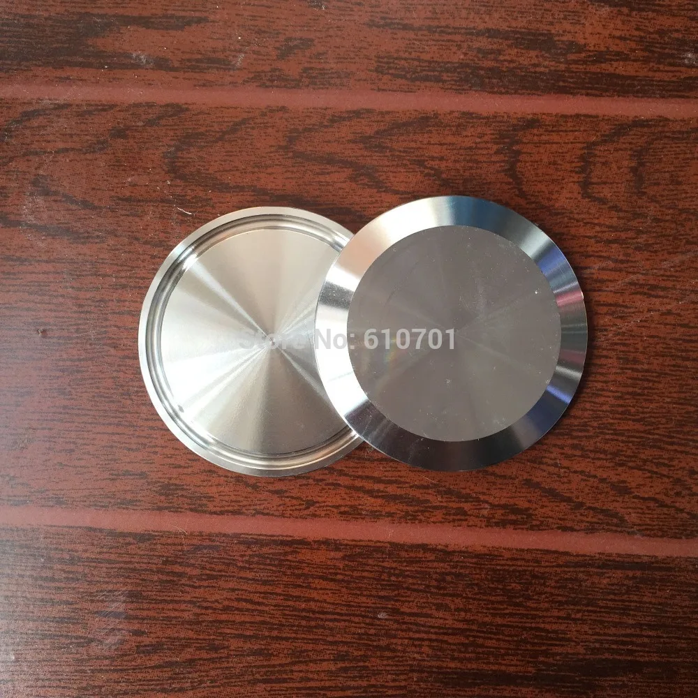 2pcs 2" STAINLESS STEEL SANITARY END CAP FOR 2" TRI CLAMP END PIPES ...