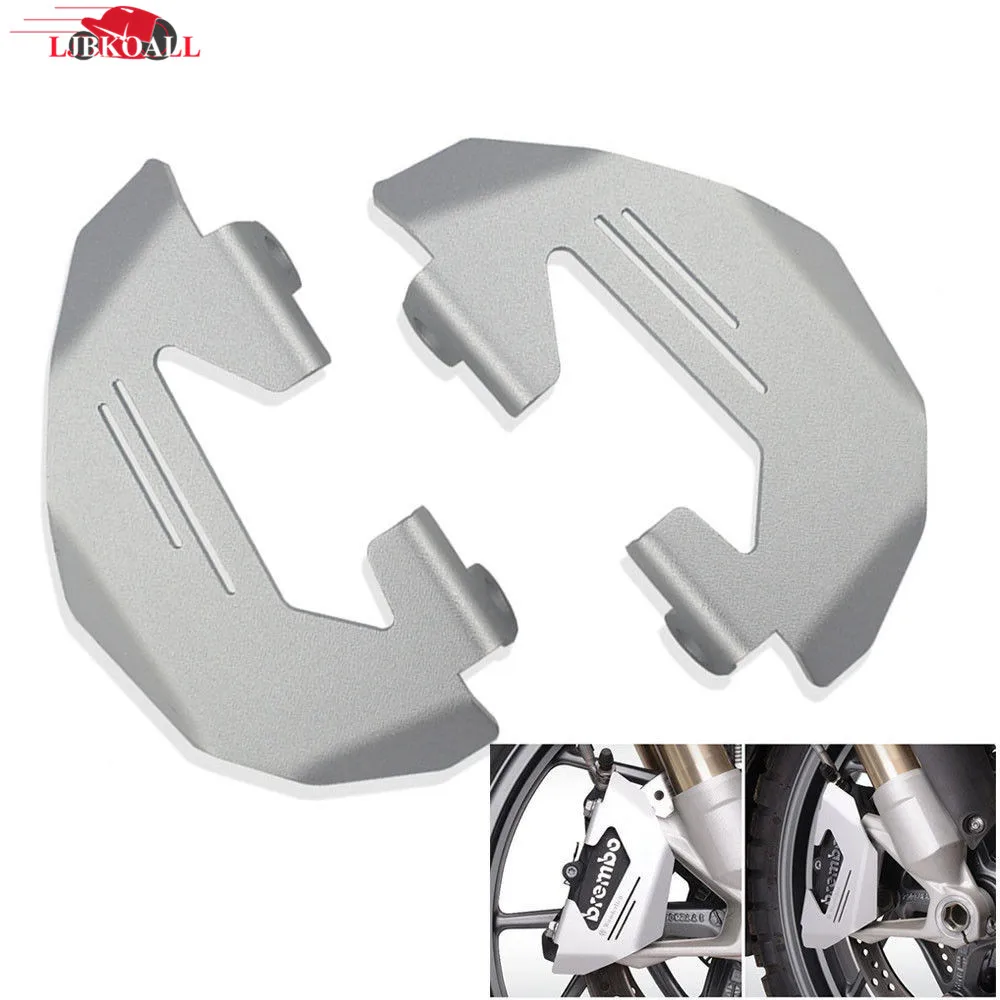 LJBKOALL Aluminum Silver Front Brake Caliper Cover Guard Protector For ...