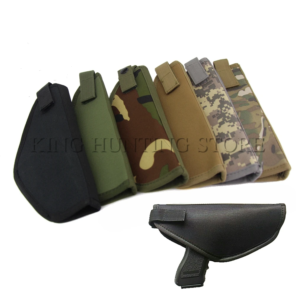 Tactical Hunting Nylon Universal Pistol Gun Holster Shooting Gear Belt ...