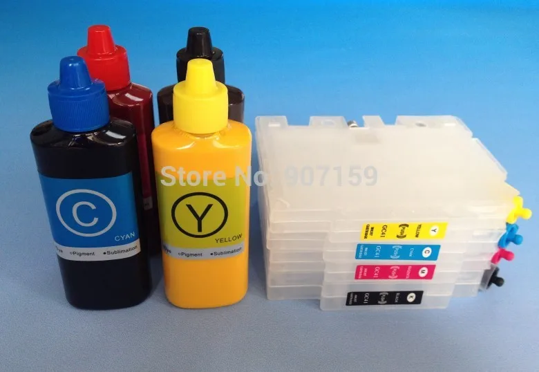 GC21 refillable ink cartridge for Ricoh GX7000/GX3000/GX5000/GX2500 ...