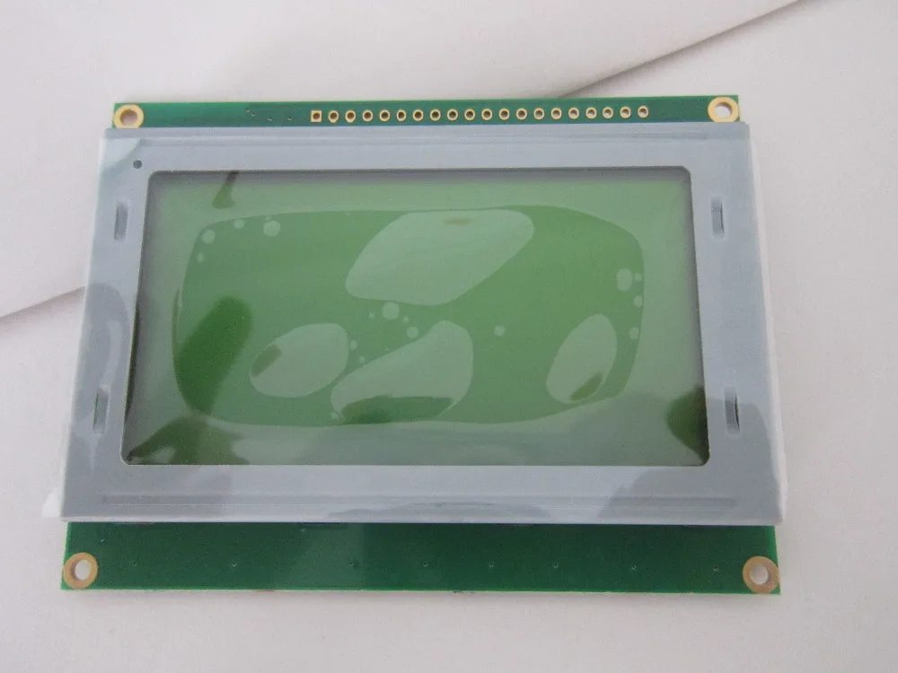 Ampire 12864A TC AG12864A AG12864AYI LCD SCREEN Yellow green original ...