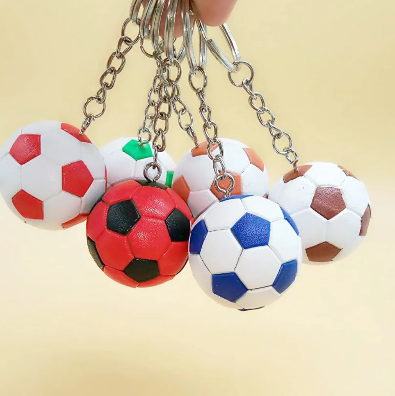 Mini 4cm football key ring pendant bag accessory small gifts for Men ...