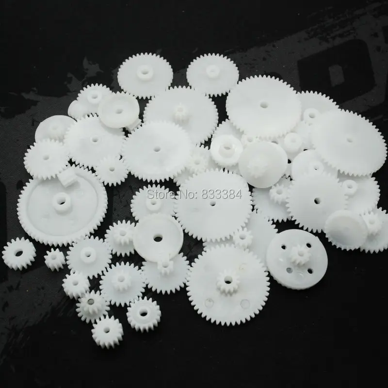 Free-shipping-one-set-49-kinds-of-gear-bag-plastic-gear-robot ...