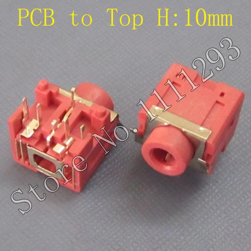 10pcs/lot 5pin Audio Jack With Shrapnel For Desktop Computer Case Tv ...