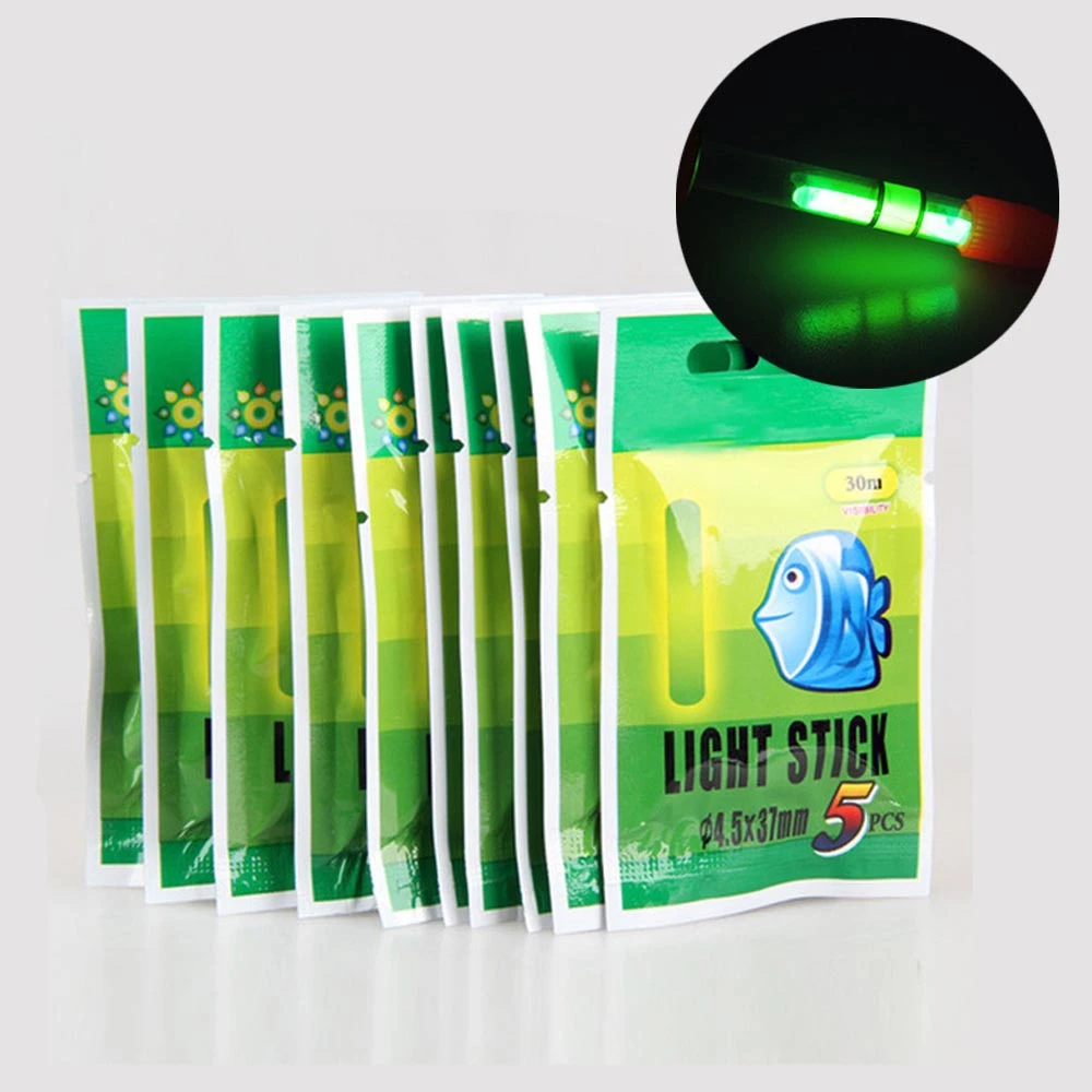50 Pcs Fishing Float Light Stick Fluorescent Lightstick Night Float Rod ...