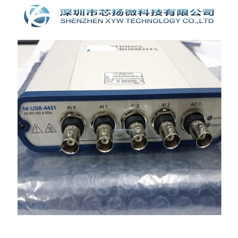 100% 새로운 NI USB 4431 데이터 수집 모듈 24 비트 해상도 102.4 kS/s V4 입력|Integrated ...