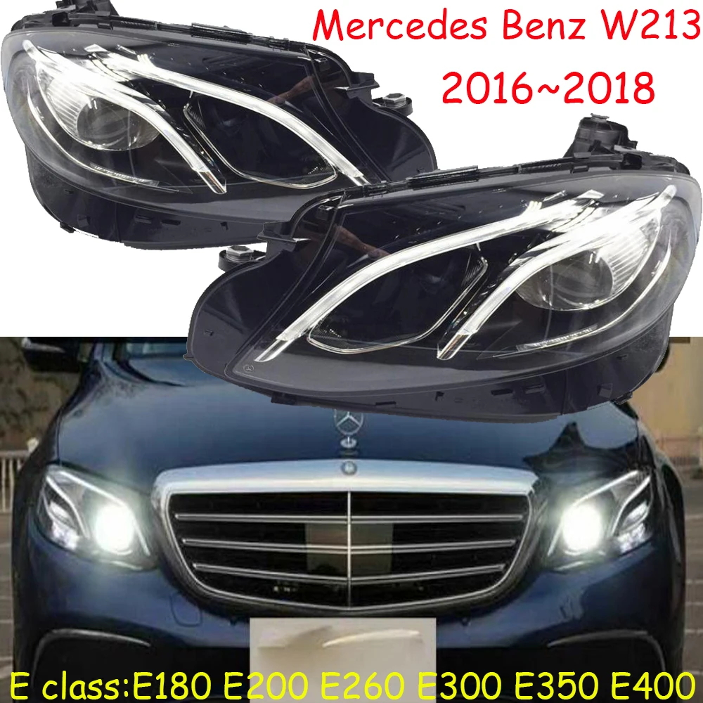 Bumper headlamp for Mercedes Benz W213 headlight 2016~2018y car accessories,E180 E200 E260 E300 ...