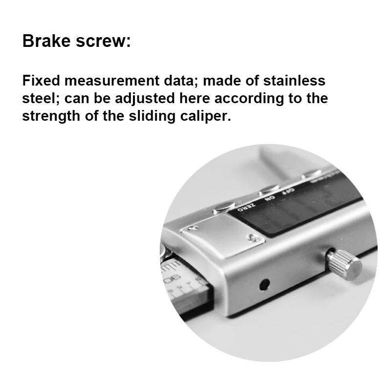 150mm Stainless Steel Digital Vernier Caliper Measuring Tool 6 inch ...