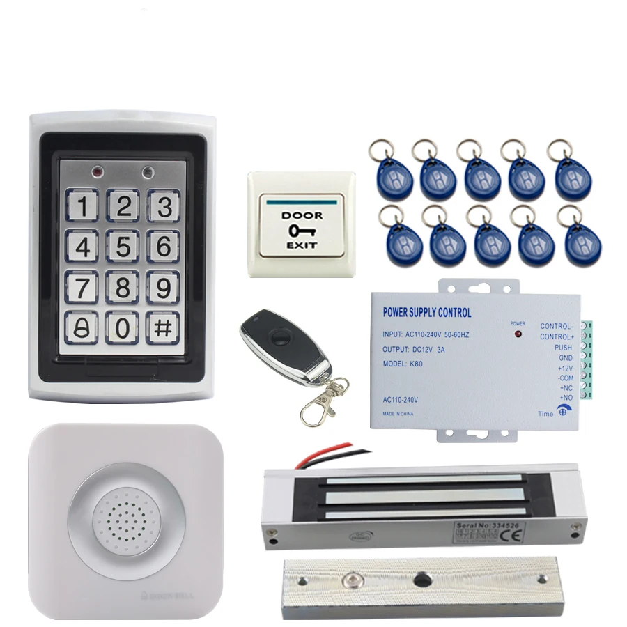 JEX Metal Waterproof Backlight button RFID Password Access Controller ...