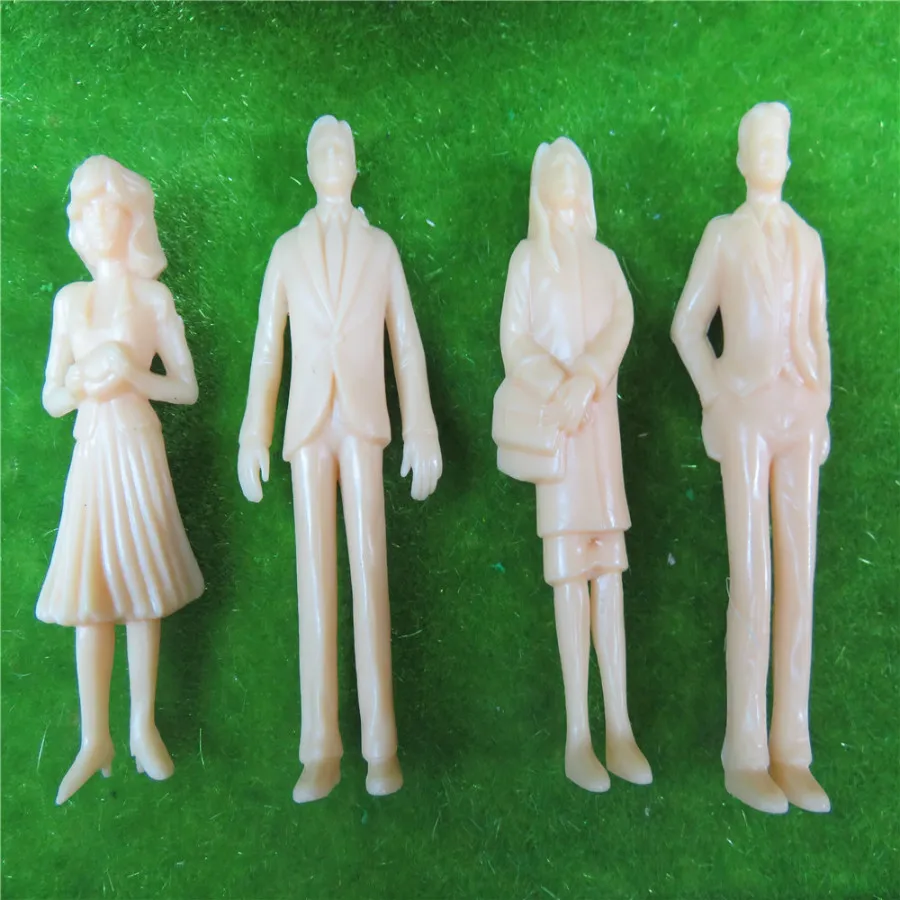 100pcs Architecture model making 1:25-1:300 skin color people miniature ...