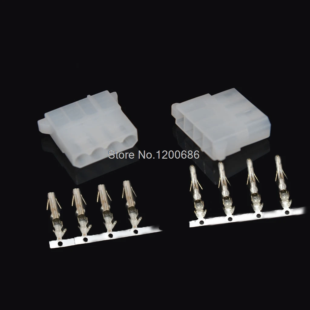 10 Set 5.08mm Connector Large 4 Pin Computer IDE Power Connector ...