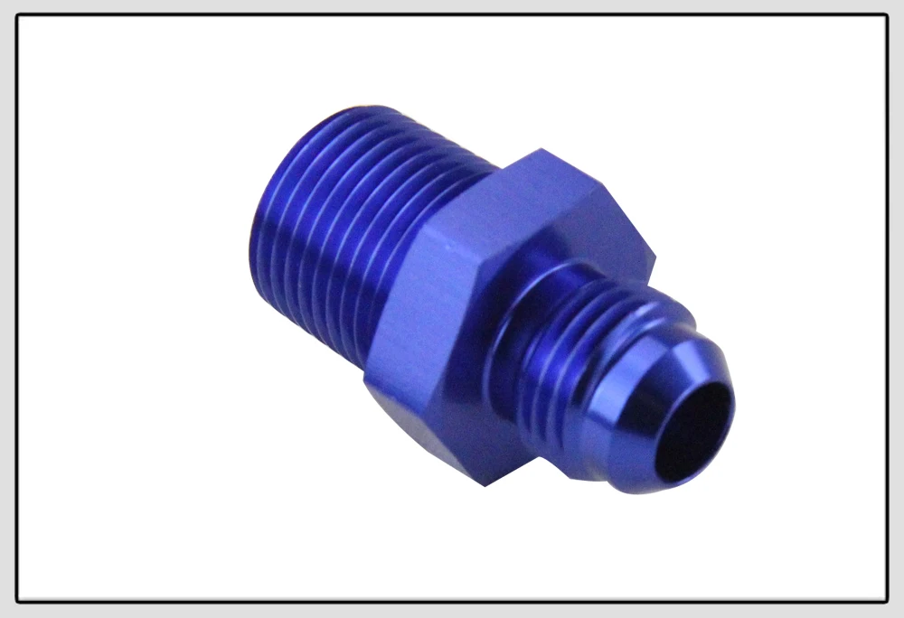 6AN to 3/8 NPT Straight Adapter Flare Fitting Male | Deancent Garage