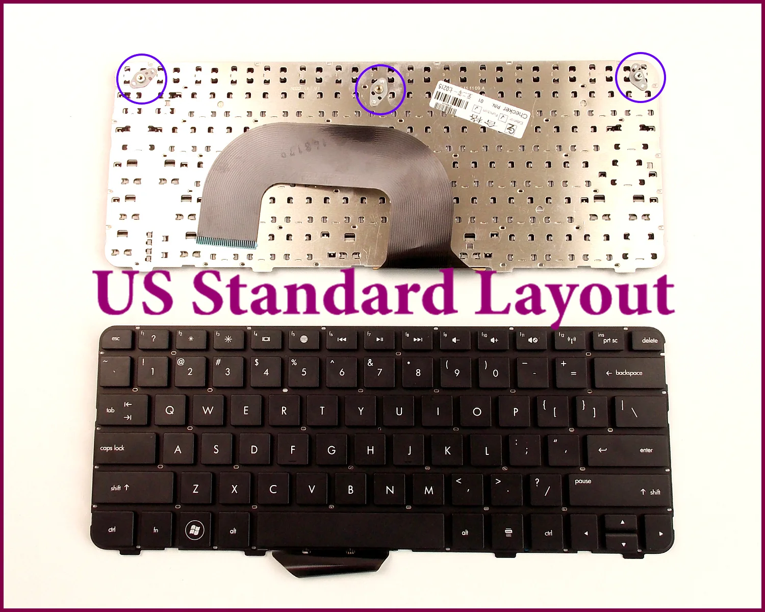 US English Layout Keyboard for HP Probook 3105m 635318 161 626389 161 ...