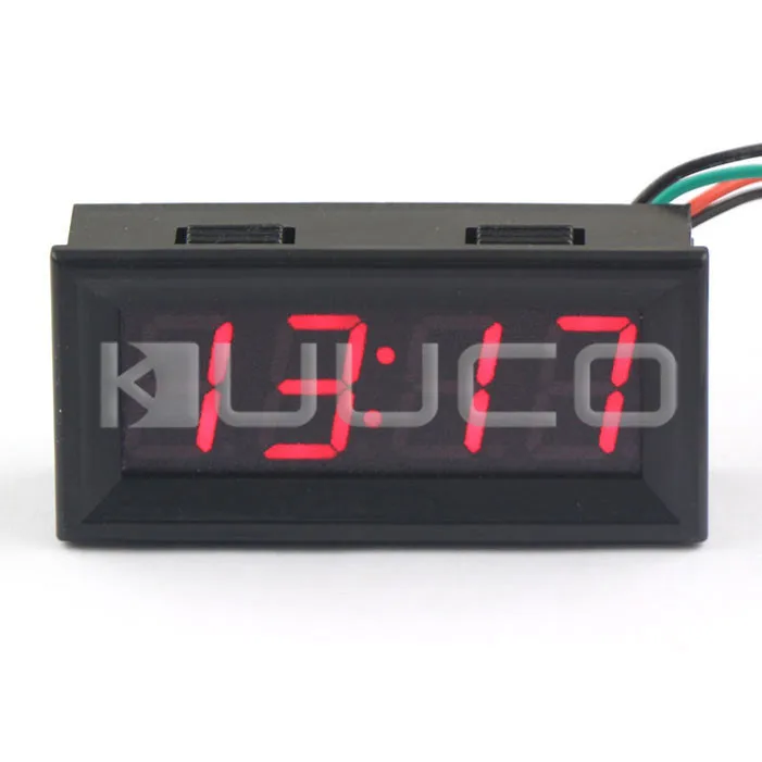 Digital Clock Red Led display Clock 24 hour Digital Meter/Panel Meter ...