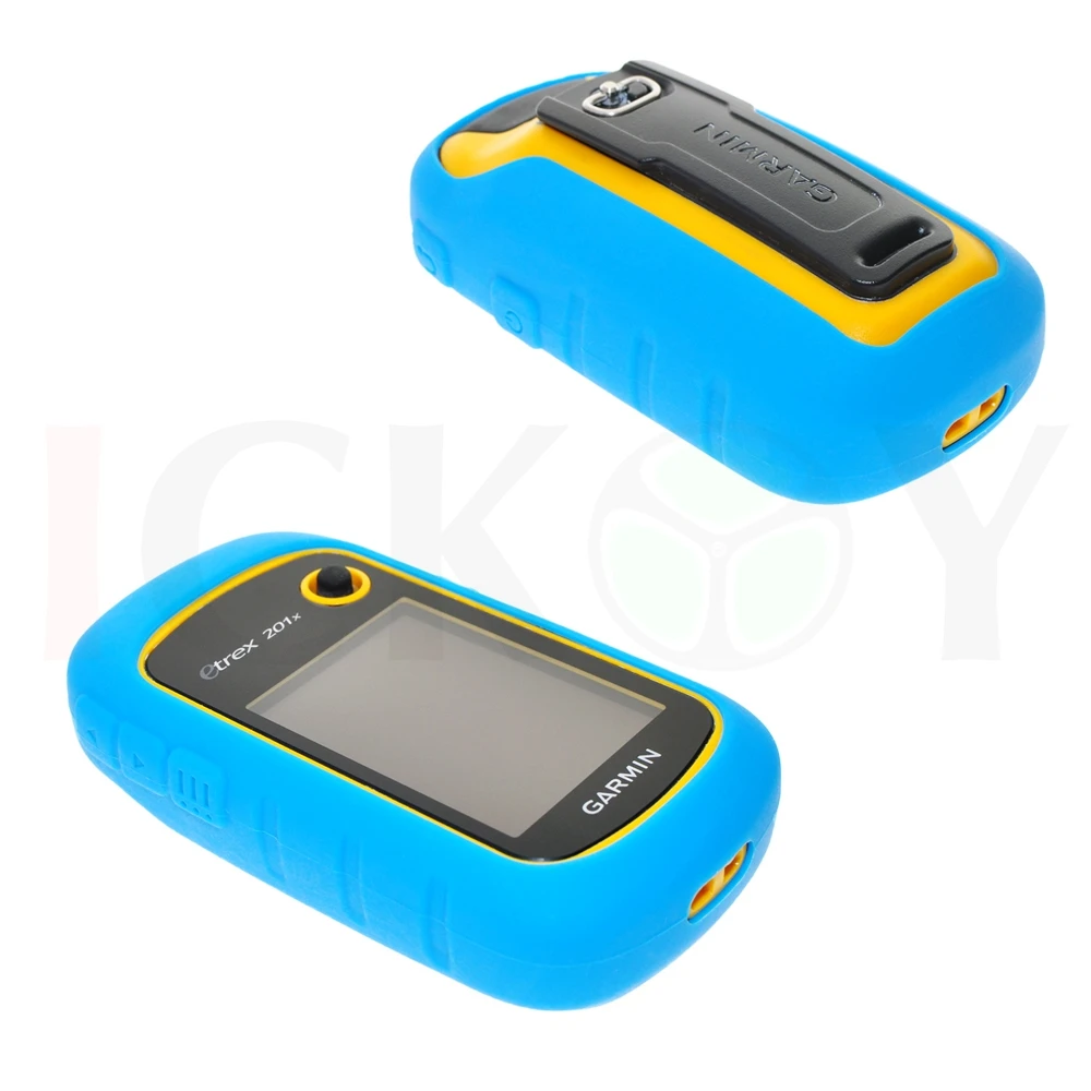 Outdoor Hiking Handheld GPS Protect Sky Blue Silicon Rubber Case Skin ...