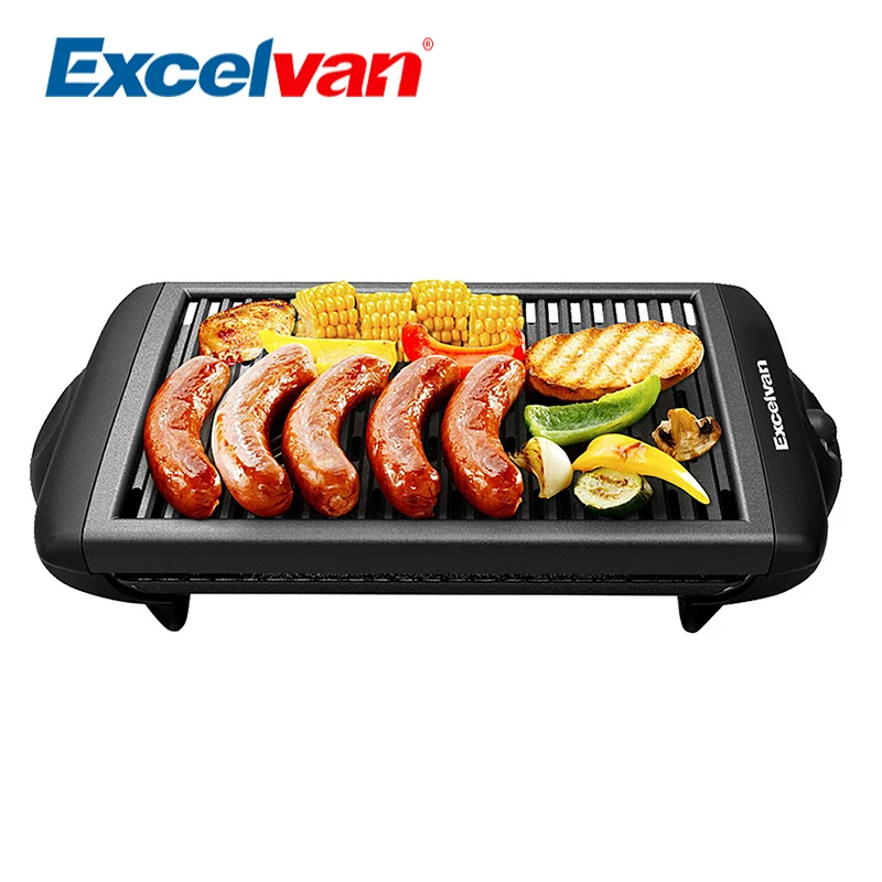 Excelvan Kys-868 Electric Grill Indoor Barbecue 1120w Indoor Bbq Non ...