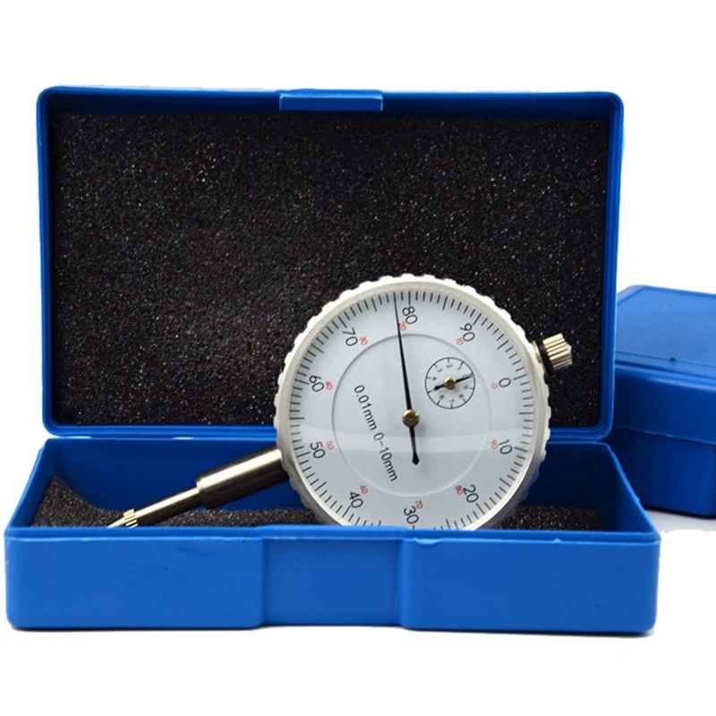 Precision Dial Indicator Gauge 0 10mm Meter Precise 0.01mm Resolution ...