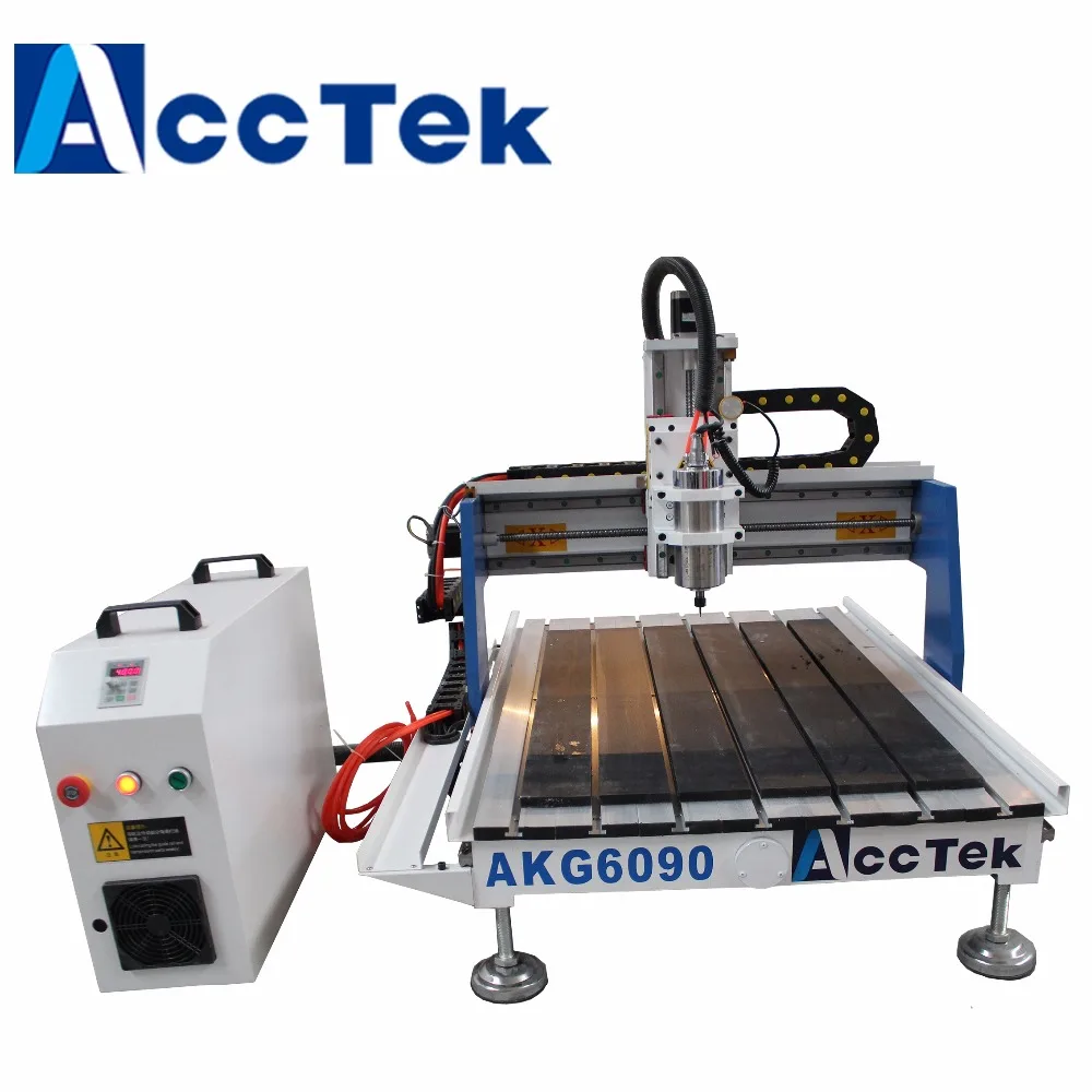 high speed 3 axis CNC 6090 router 3D cnc cutting / milling machine for ...