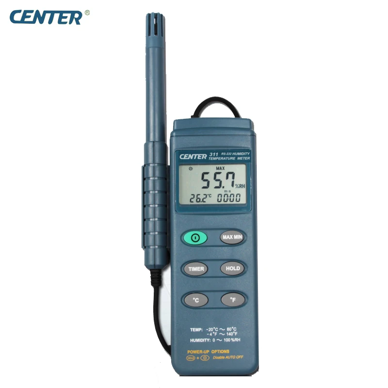 Center-311 Pc Interface Dual Input Humidity Temperature Meter ...