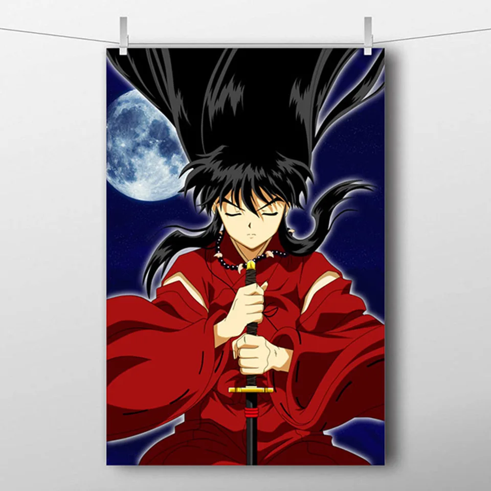 Wall Art Home Decoration Canvas Painting Modern Nordic InuYasha ...