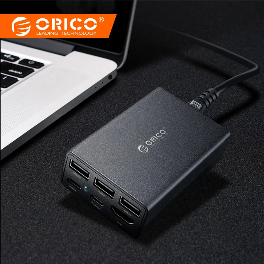 ORICO USB HUB Type C HUB To USB 3.0 Type C HDMI PD Adapter For Macbox ...