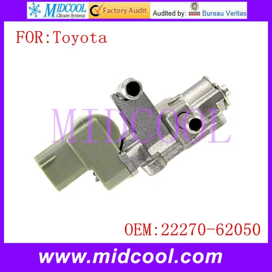 New Auto IAC Idle Air Control Valve use OE NO. 22270 62050 for Toyota ...