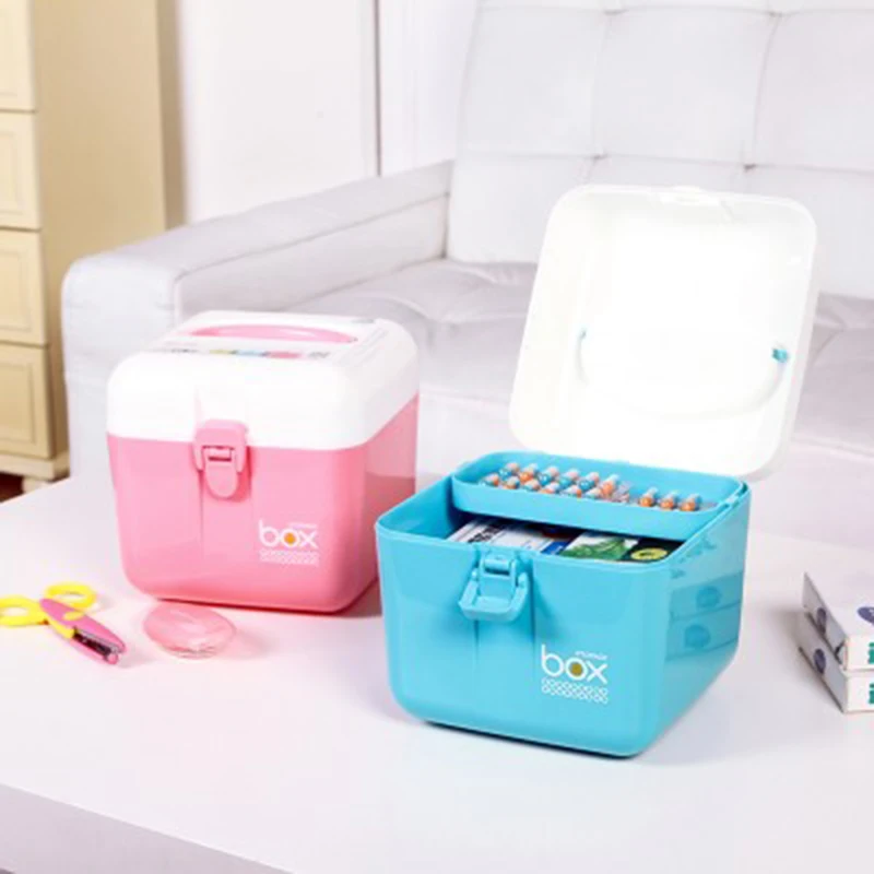 Home Portable Large Medical Kit Storage Box Drug Medicine Pill Jewelry ...