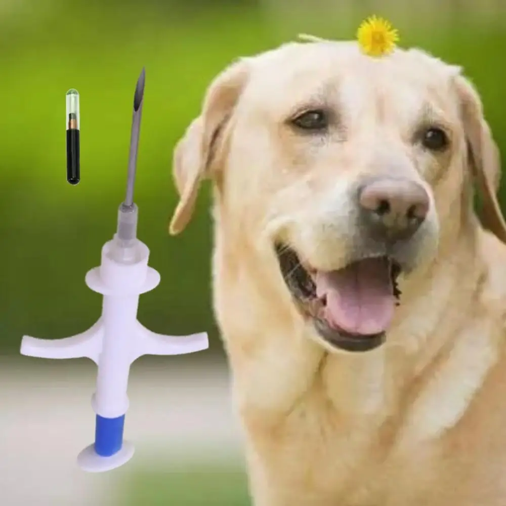 ISO FDX-B 1.4x8mm cat dog microchip animal syringe ID implant pet chip ...