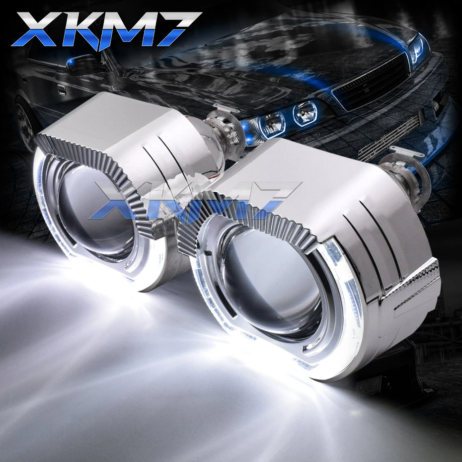 Bixenon Projector Lenses For Headlights Angel Eyes Lens Retrofit 2.5 ...