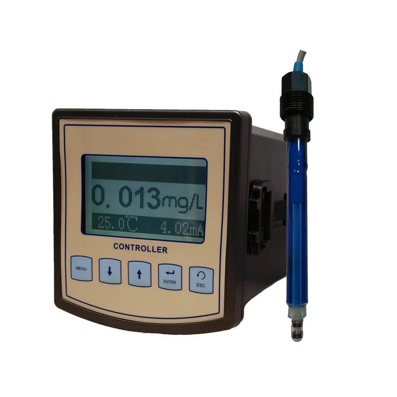 Real time industrial Ozone Meter Controller transmitter Dissolved Ozone ...