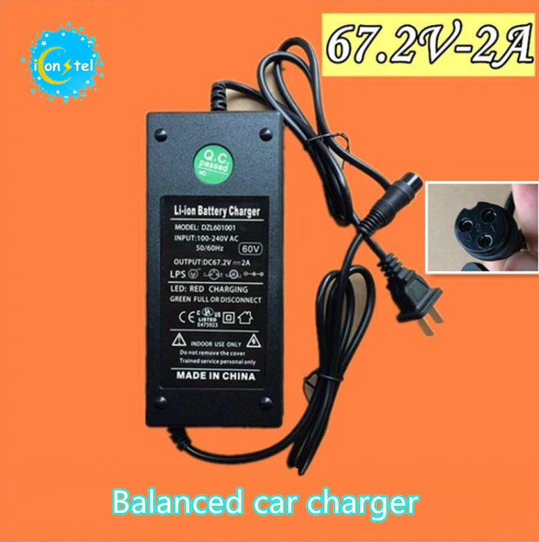 New Balance car charger Electric unicycle Li ion battery 60V universal ...