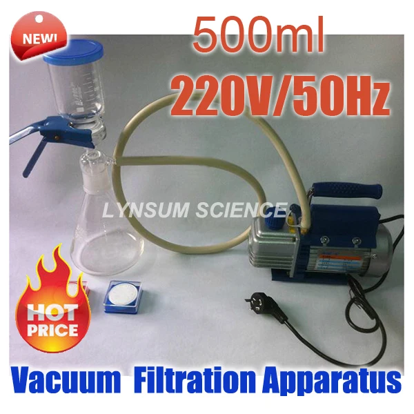 500 ml Laboratorium Vacuüm Membraan Filtratie Buchner Trechter ...