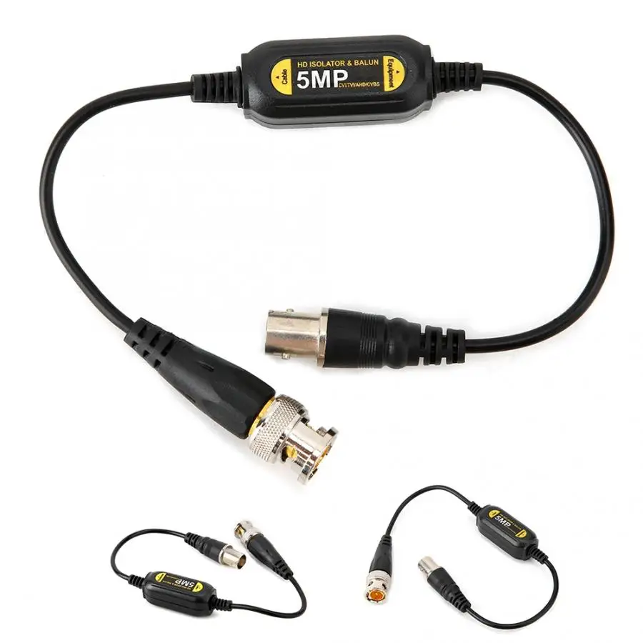 5MP High Definition Coaxial Video Ground Loop Isolator Balun HD-CVI/AHD ...