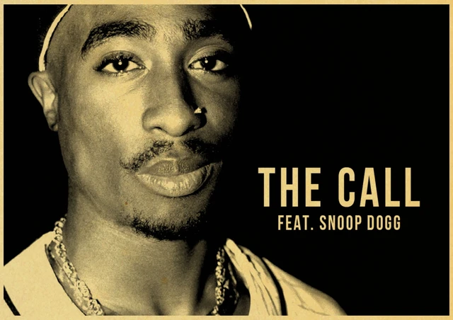 2Pac Tupac Shakur Singer Vintage poster retro poster Painting Home Room ...