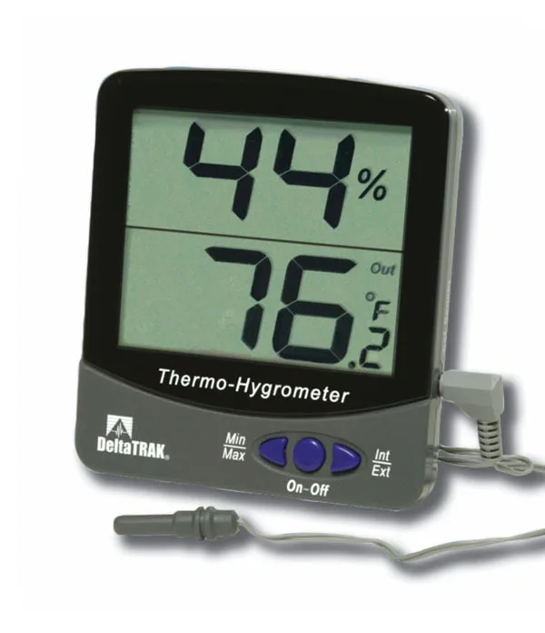 Free-Shipping-DeltaTRAK-13307-LCD-Hygrothermograph-Digital-Temperature ...