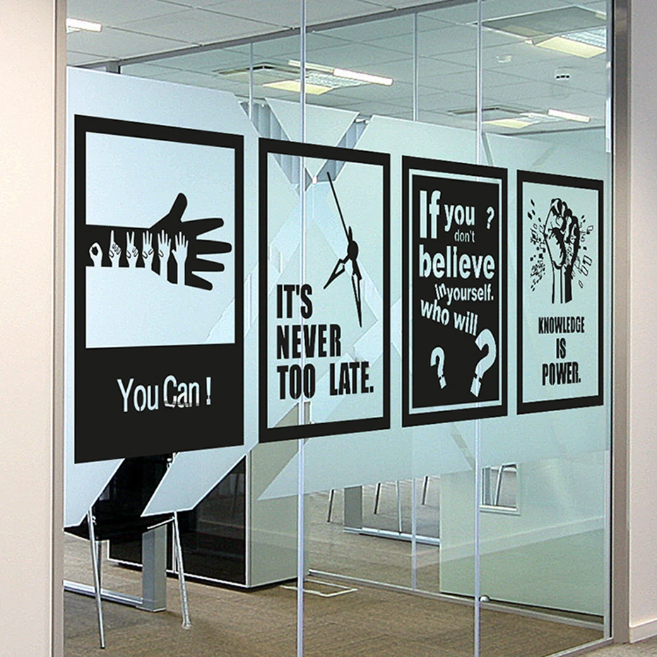 New Inspiring Quotes Vinyl Wall Art Sticker Removable Mural Decals ...