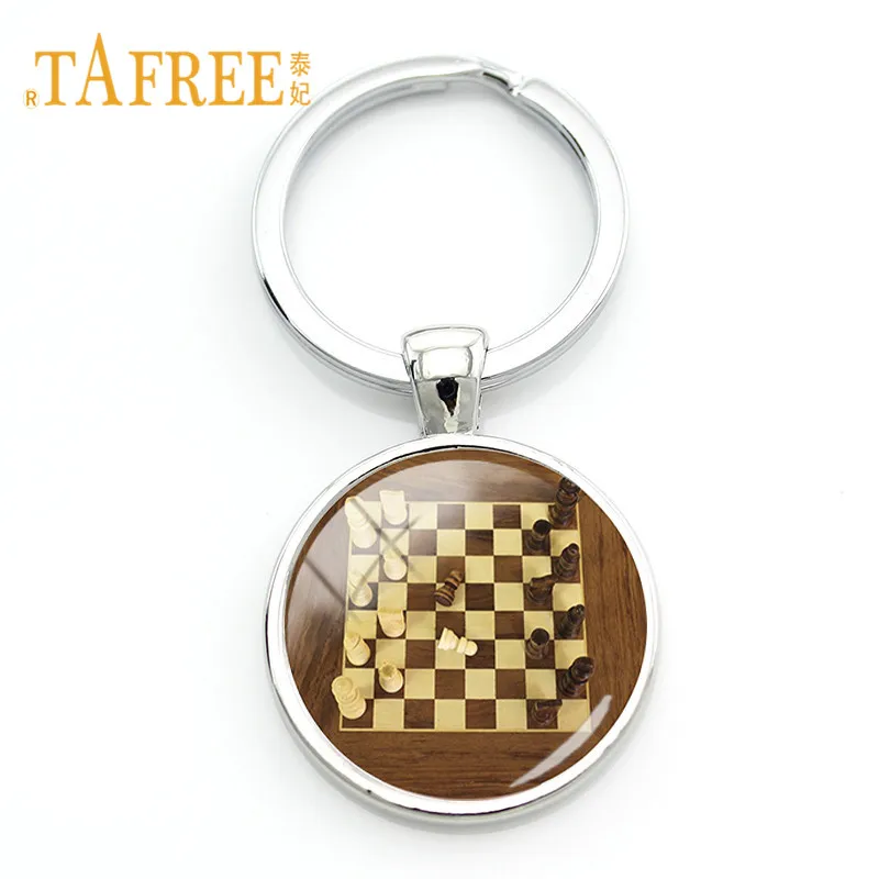TAFREE-International-Chess-Keychains-Checkerboard-Chess-Pieces-Glass ...