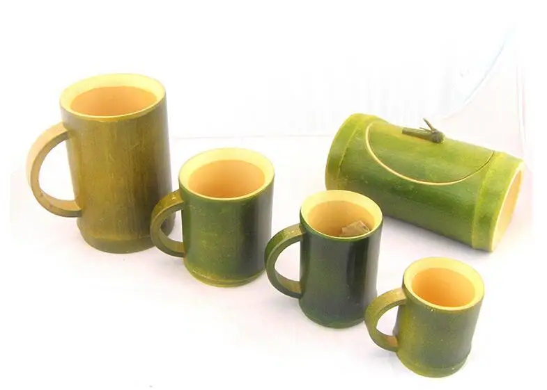Creative bamboo cup factory direct pastoral ecology green natural ...