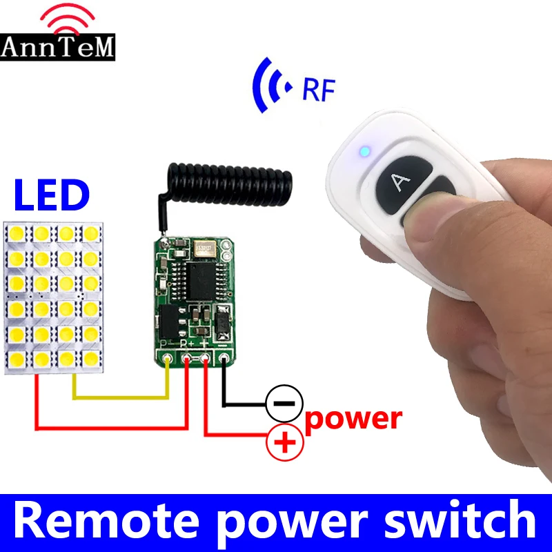 Wireless-Remote-Control-Switch-433mhz-rf-Transmitter-Receiver-kit-3-7v ...
