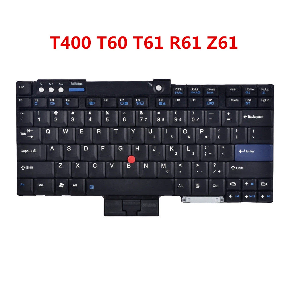 Us Keyboard For Ibm Lenovo Thinkpad T400 T60 T61 R61 Z61 R400 T500 R500 ...