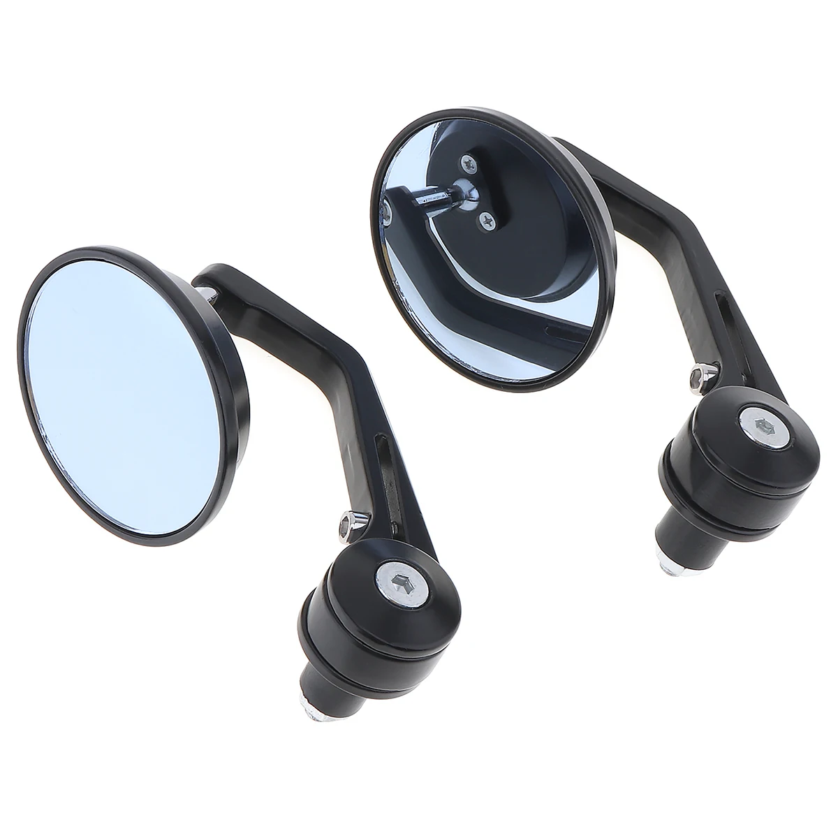 2pcs General Aluminum 7 8 Round Rod End Modified Motorcycle Handlebar