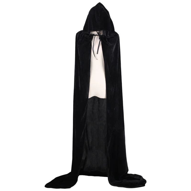Der Totmacher Azraelpurple green red Black Halloween death cloak,Adult ...