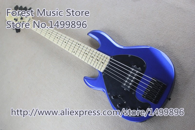 New Arrival Chinese Left Handed Musicman Electric Bass Guitar 6 String ...