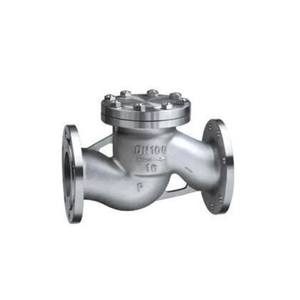 DN15 DN200 1/2" 8" 304 stainless steel horizontal swing flange check ...