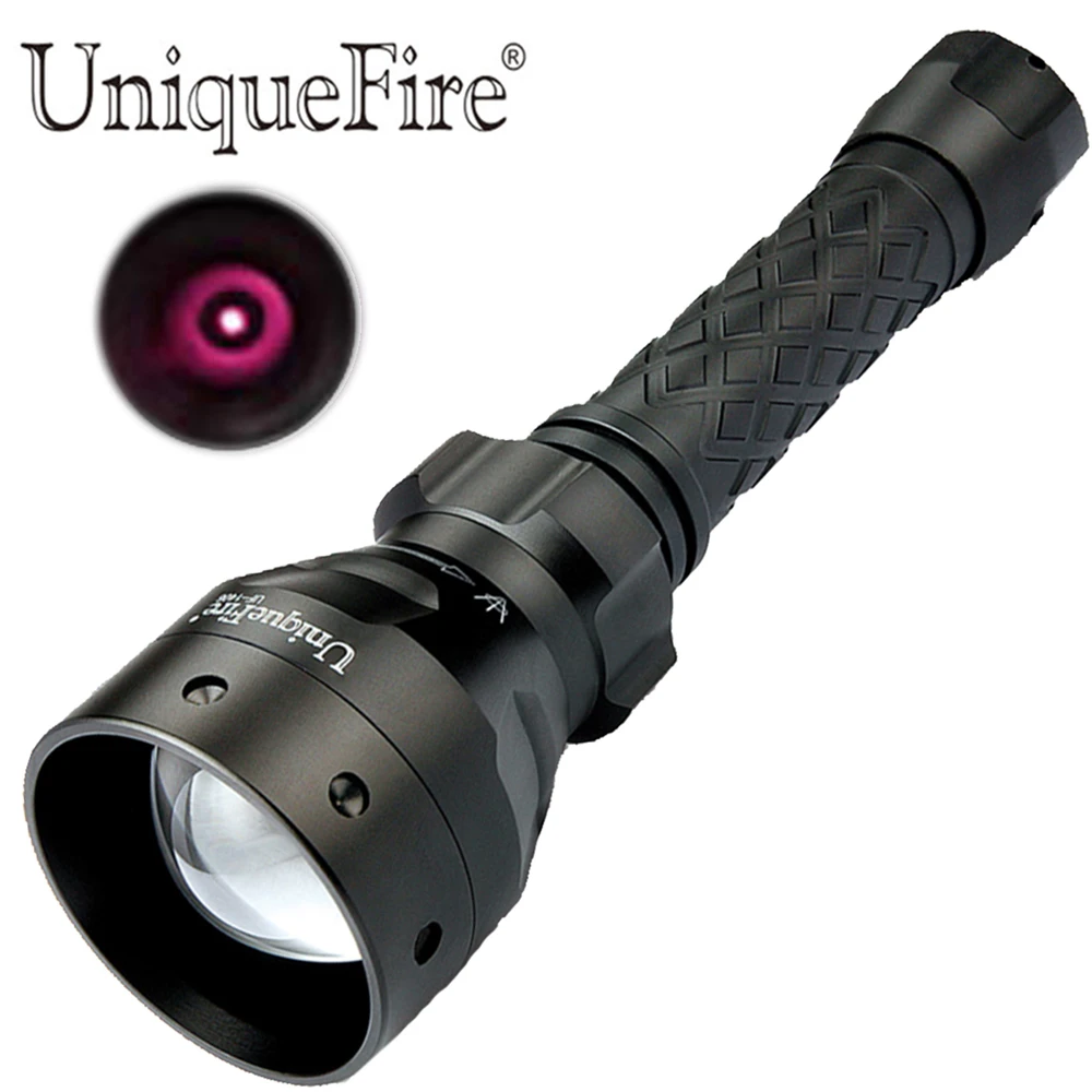 Uniquefire 1406 T50 Led Flashlight 3 Brightness Modes Ir 850nm Zoomable ...