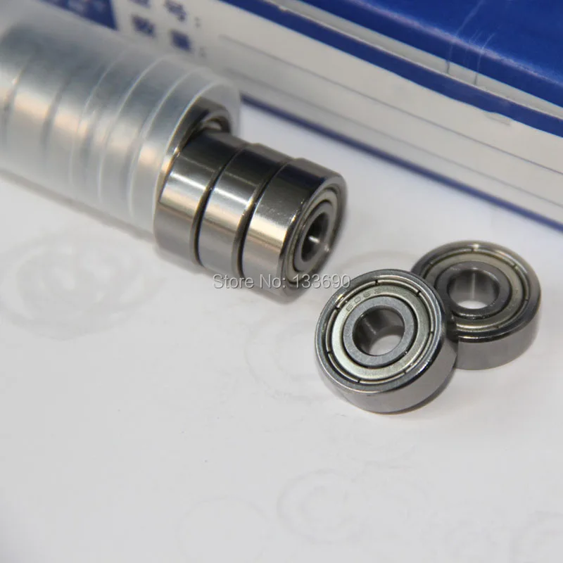 10pcs/lot Metal Sealed Miniature Mini Bearing 606 606z 606zz 6*17*6mm ...