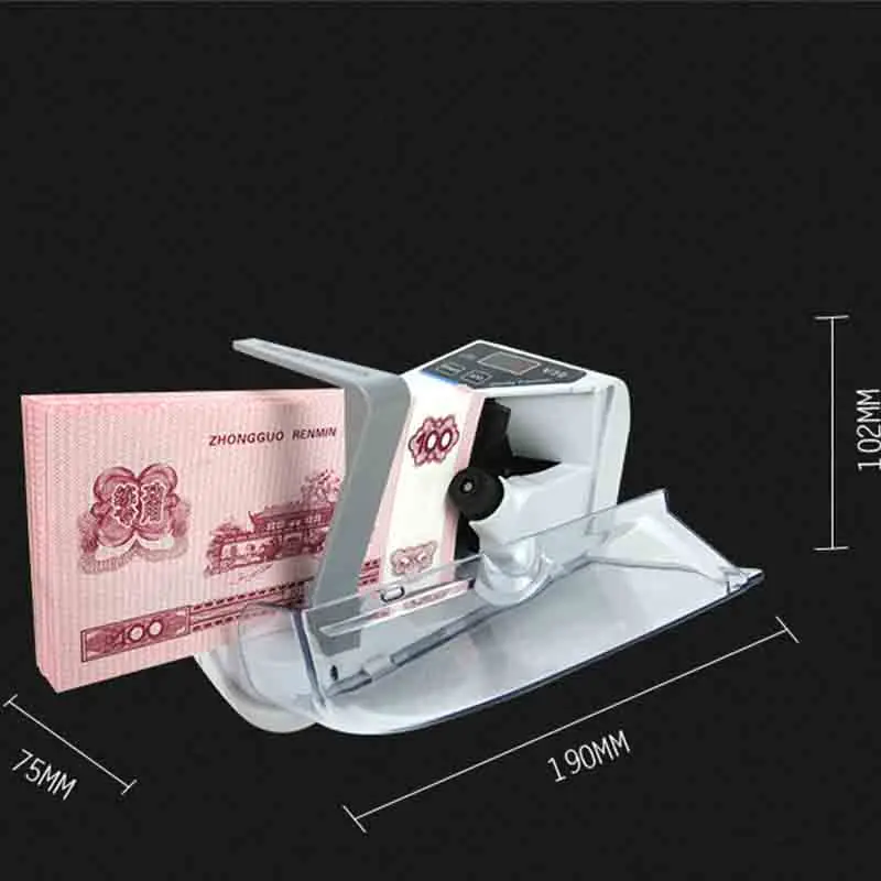 V30 Mini Portable Bill Counter Machine Multi Paper Currency Handy Cash ...
